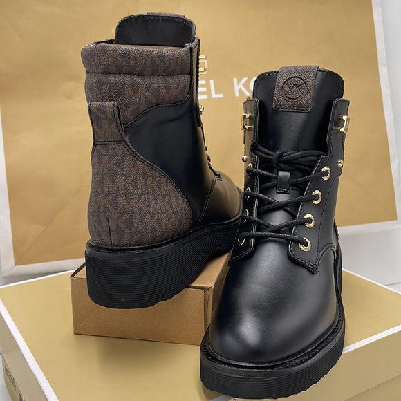 Michael Kors | Shoes | Michael Kors Trudy Bootie Faux Leather ...